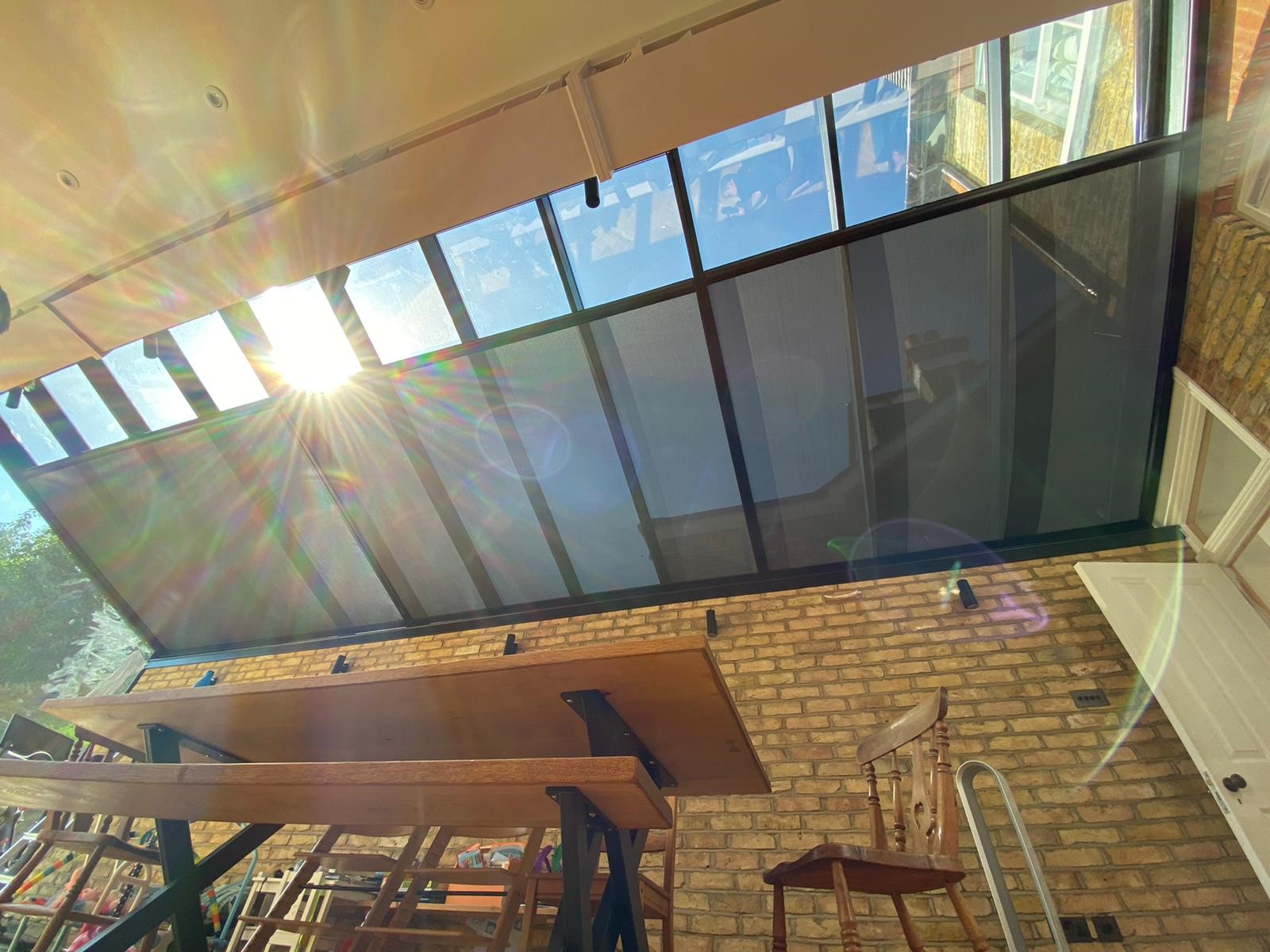 Rooflight Interior Shading Solutions | Abbott's Interiors